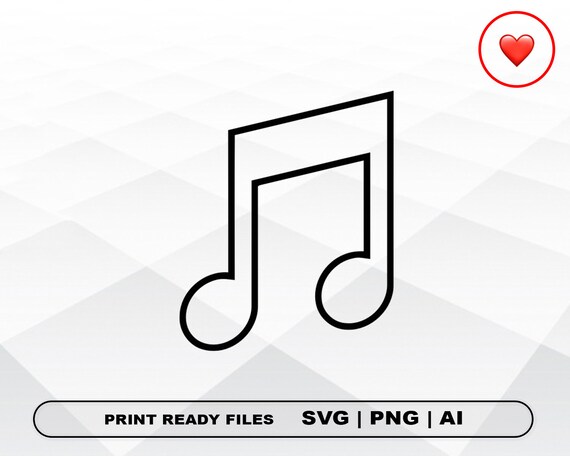 Note SVG and PNG Files Clipart Croissant Print Ai and SVG - Etsy