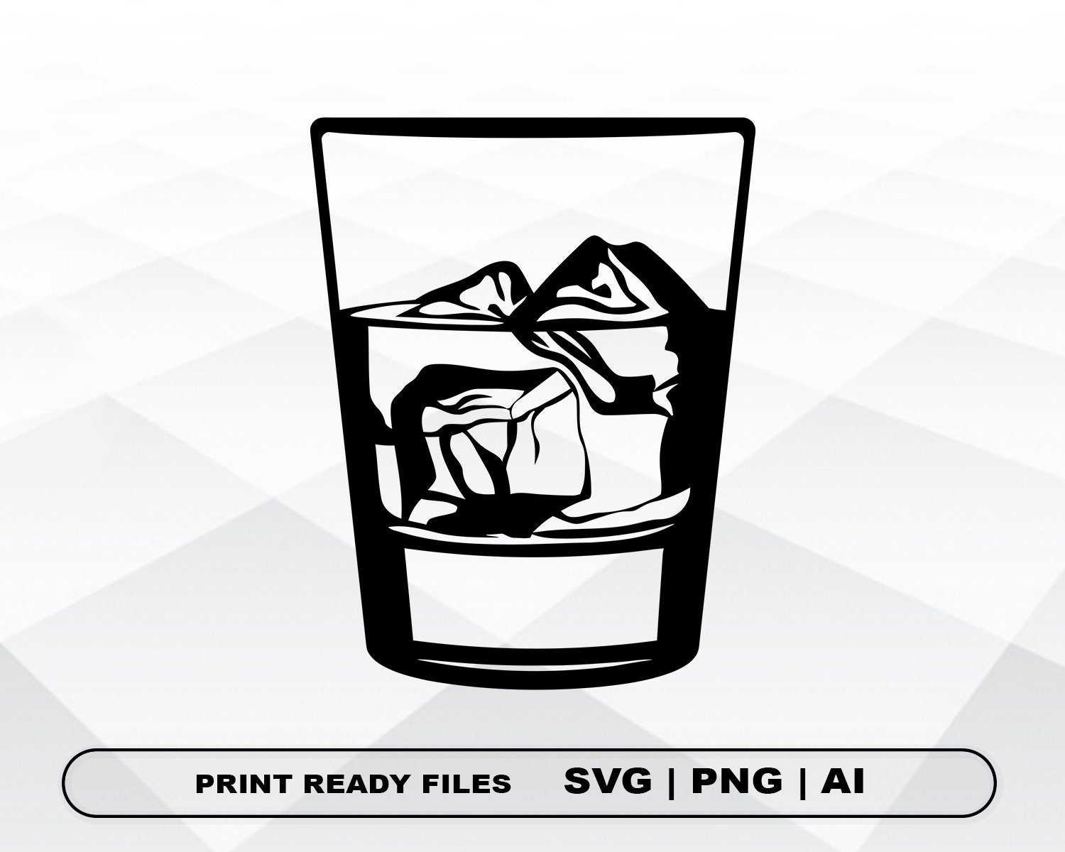 Whiskey Svg Alcohol Svg Scotch Svg Files Clipart Print Ai - Etsy UK