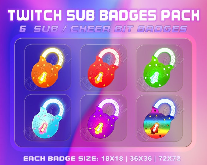 Twitch Lock in Emotes - Etsy