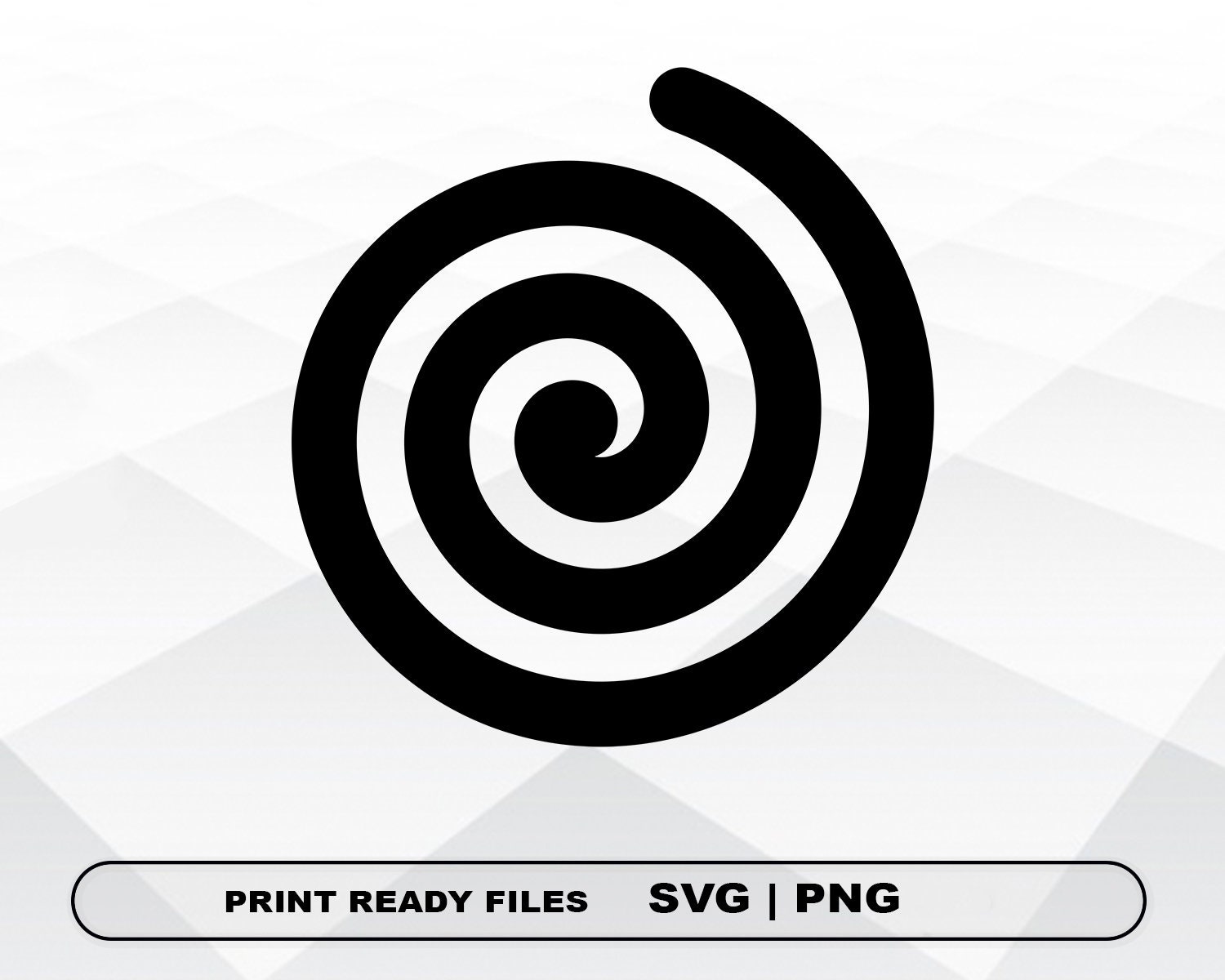 Spiral Sign SVG and PNG Files Clipart Spiral Sign Print SVG - Etsy