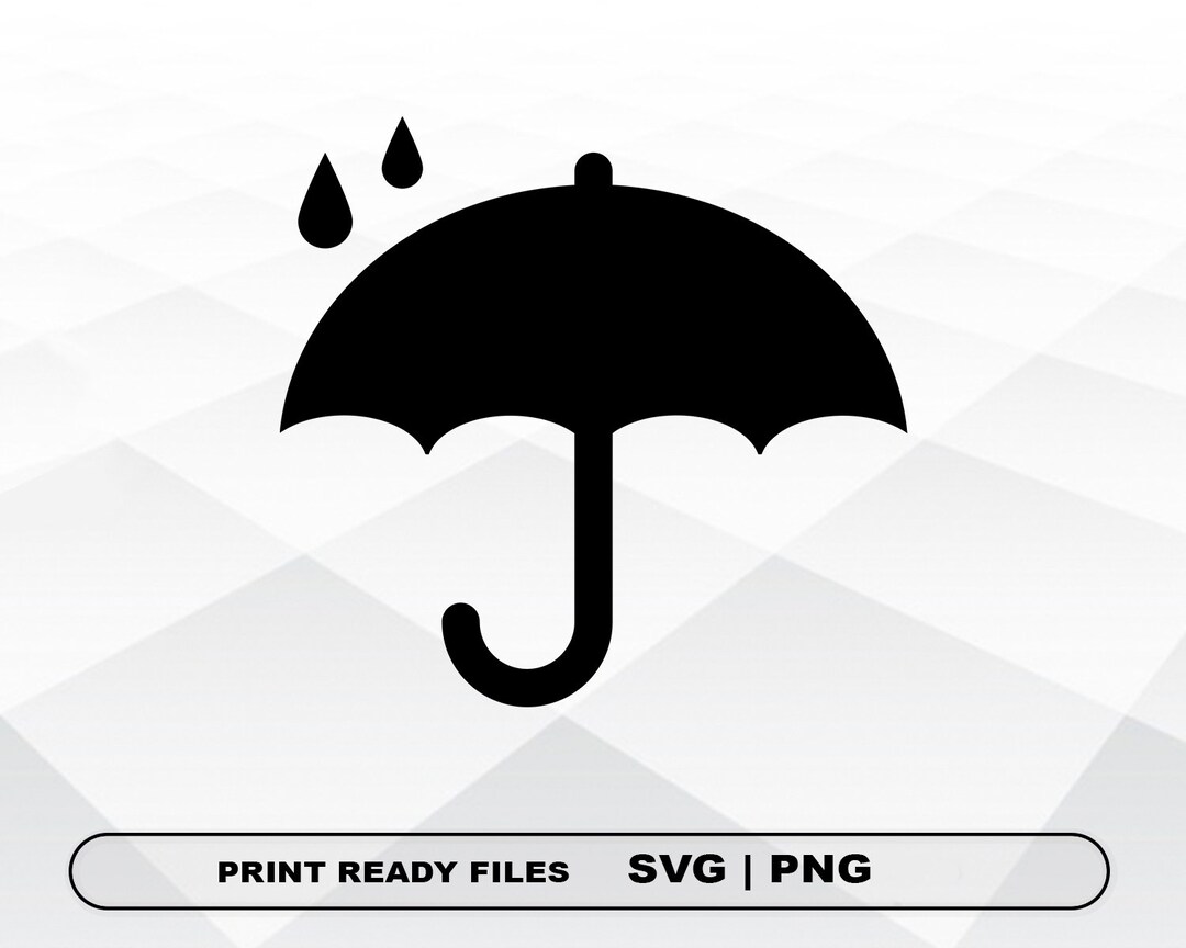 Umbrella SVG and PNG Files Clipart, Umbrella Print SVG, Digital ...