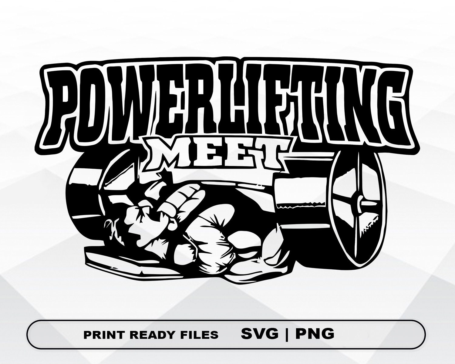 Strongman Weightlifter SVG and PNG Files Clipart Weightlifter - Etsy