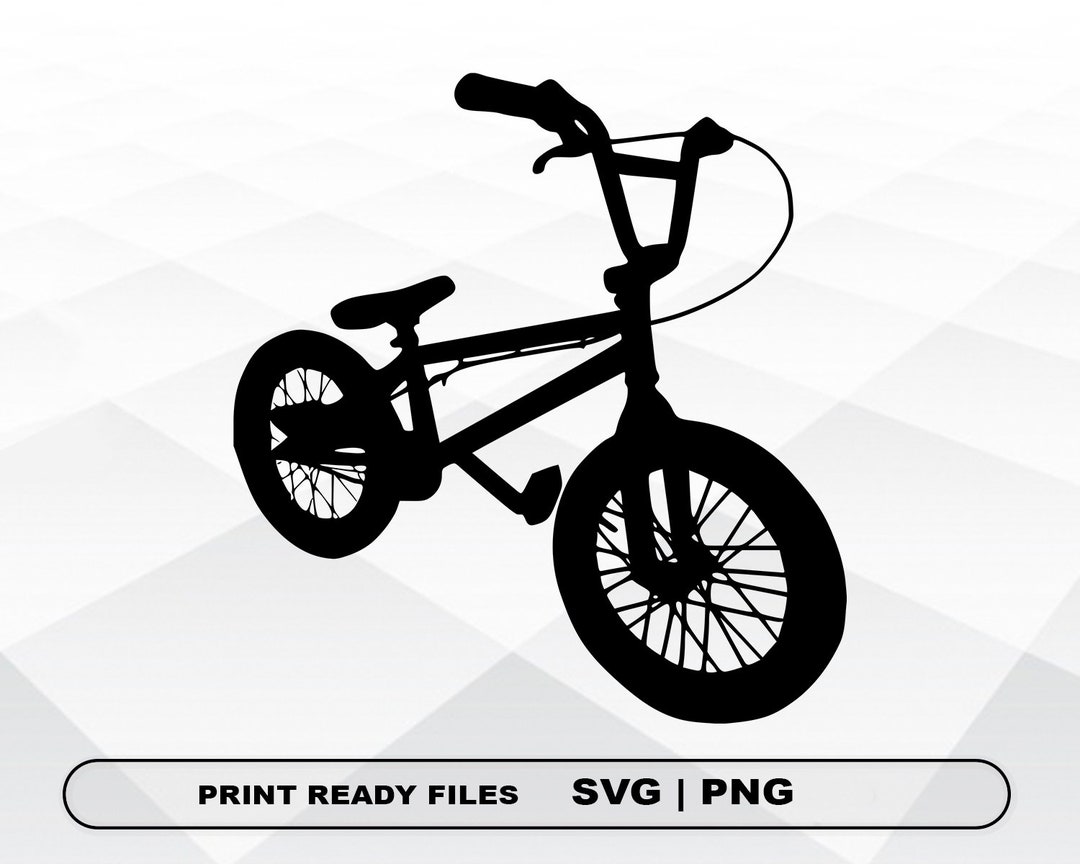 Bike SVG and PNG Files Clipart, Bike Print SVG, Digital Download Cricut ...