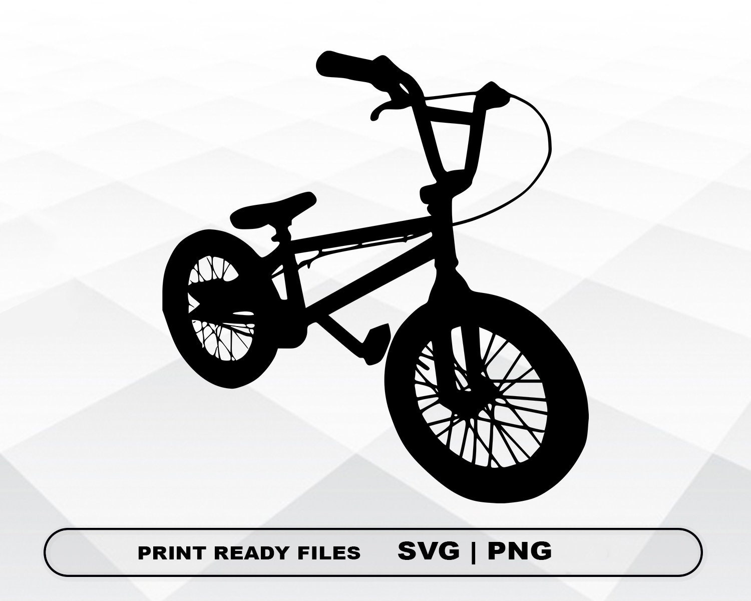 Fiets SVG en PNG Bestanden Clipart, Bike Print SVG, Digitale Download ...