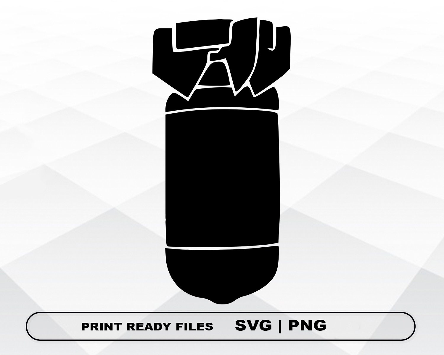 Bomb SVG and PNG Files Clipart Bomb Print SVG Digital - Etsy