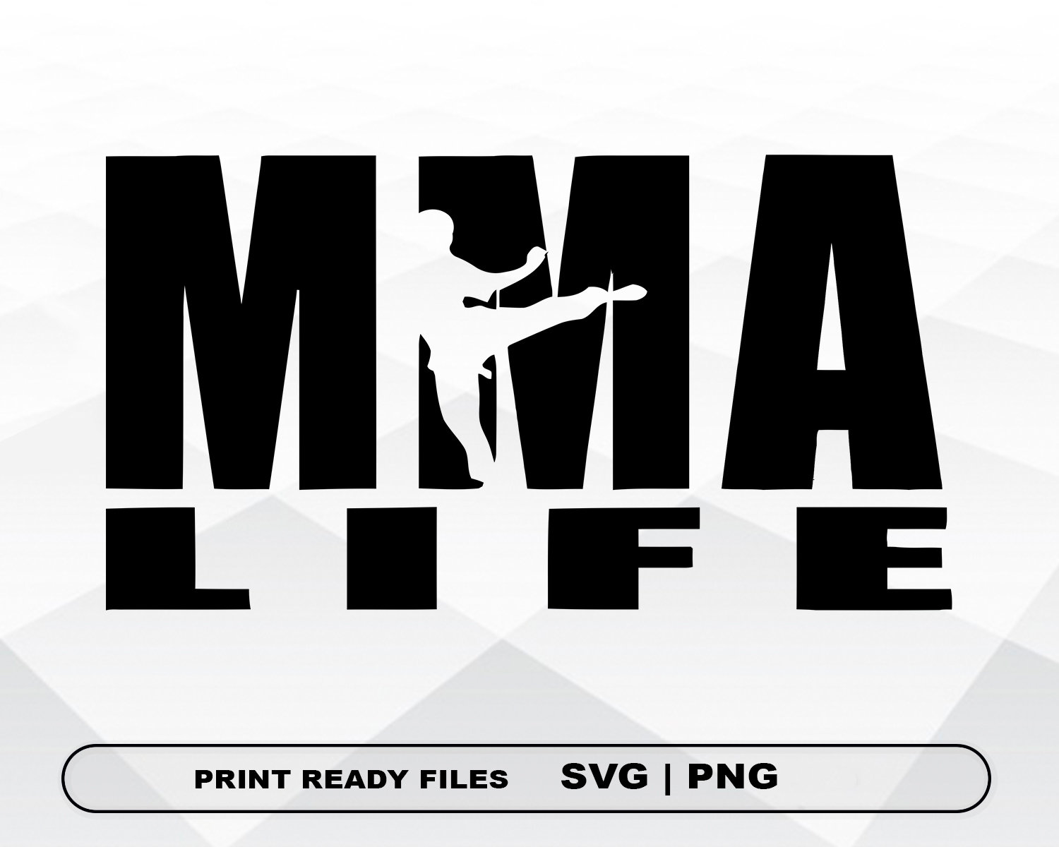 Mma Life SVG and PNG Files Clipart Martial Arts Print SVG - Etsy Canada