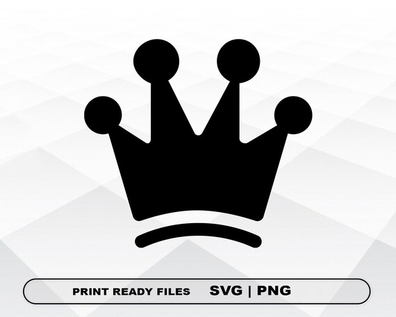 Crown SVG and PNG Files Clipart Crown Print SVG Digital - Etsy