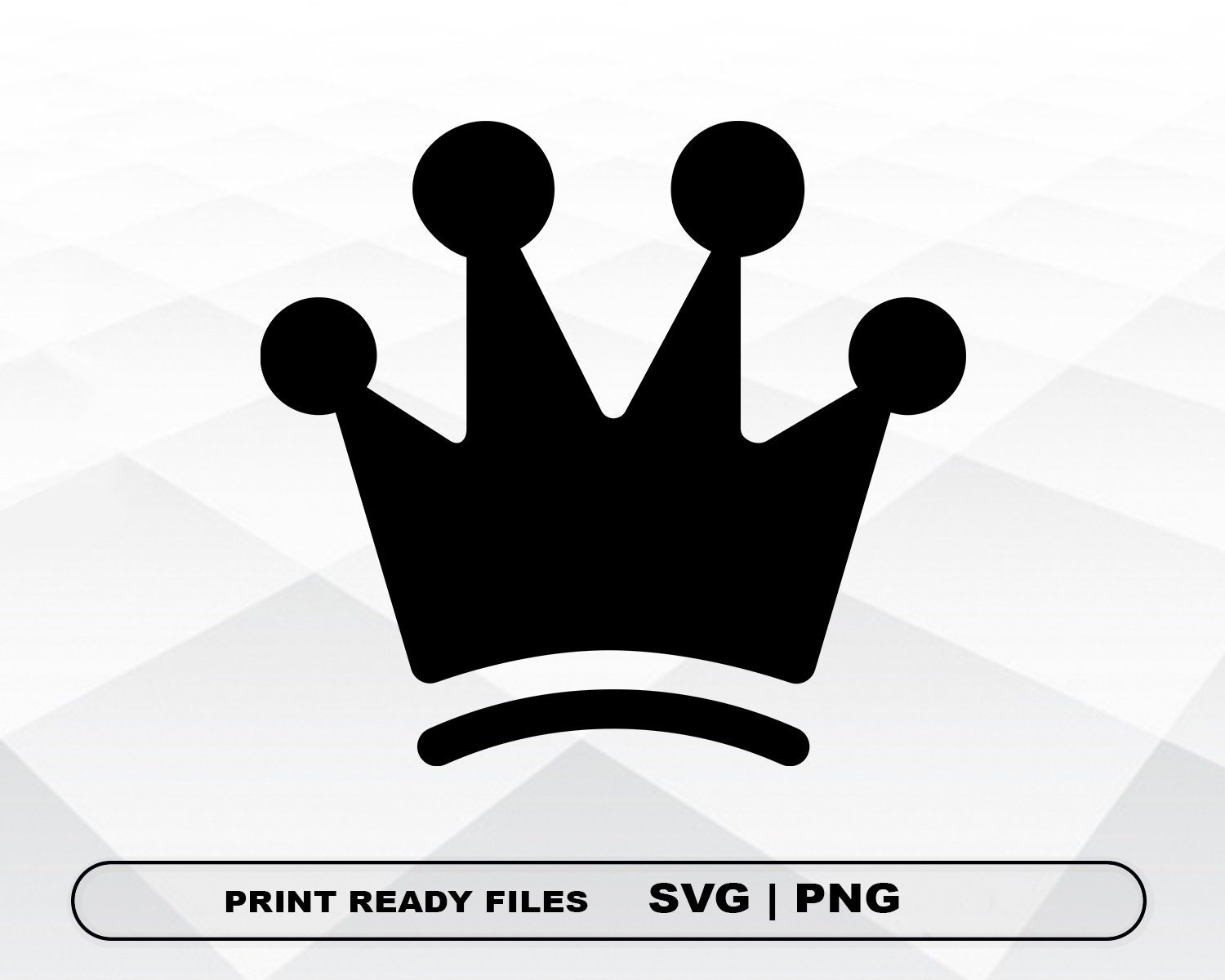 Krone SVG und PNG Dateien Clipart, Krone Druck SVG, Digitaler Download ...