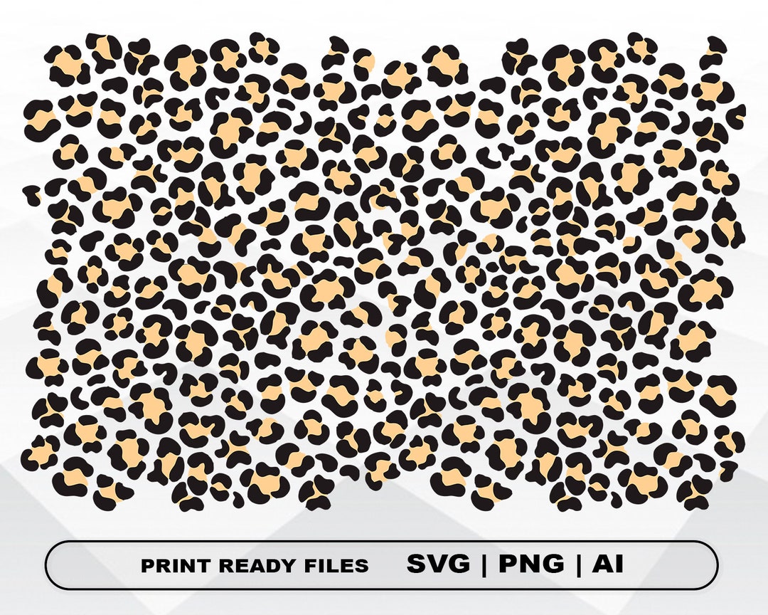 Leopard Color Svg Png Premium Print SVG Animal Print Ai Print SVG ...