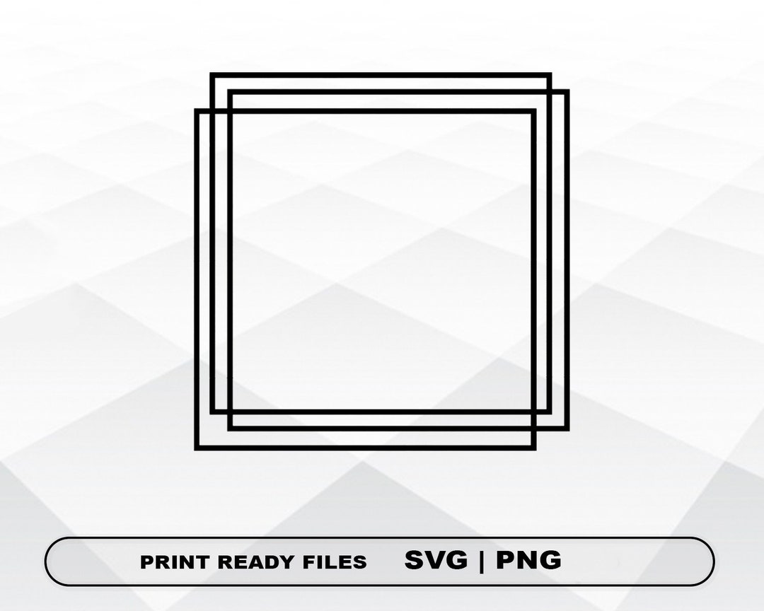 Square SVG, Geometry Svg, Cute Square Svg, Geometry Square SVG, Png ...