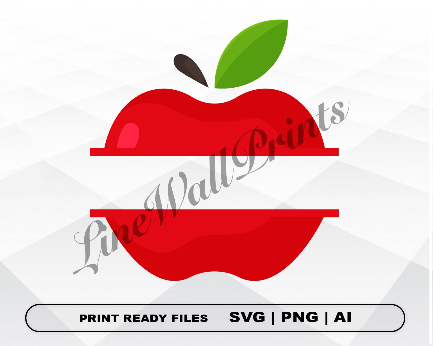 Apple Name Frame SVG, Teacher Svg and PNG Files Clipart, Print Ai and ...