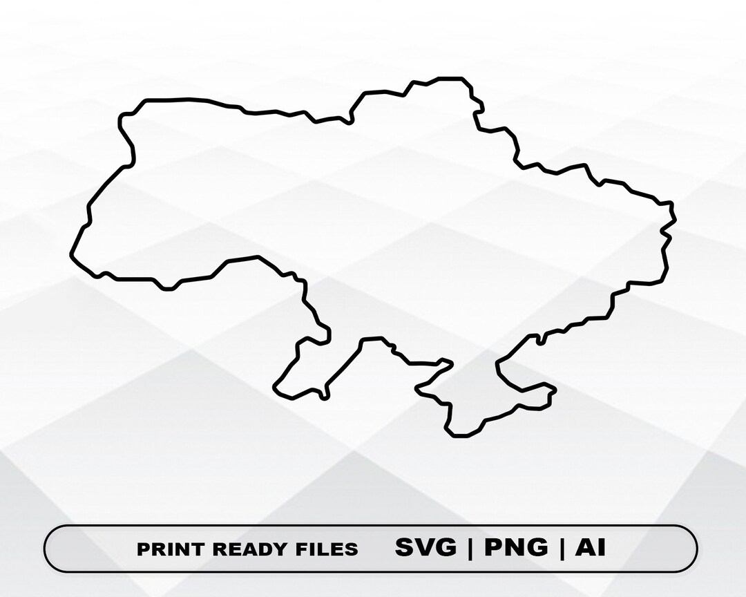 Map of Ukraine SVG, Pray for Ukraine Svg, Ukraine Png, Files Clipart ...