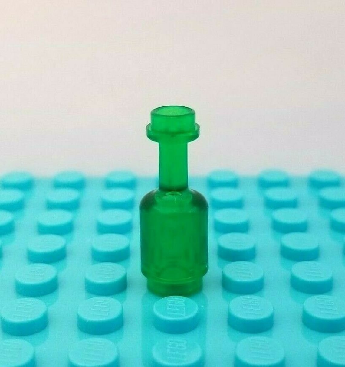New Lego Green Wine Bottle Flask Bottles Clear Translucent | Etsy