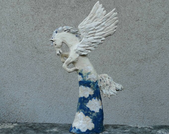 Ceramic Sculpture ,,pegasus,, From the Cycle ,,stories and ...