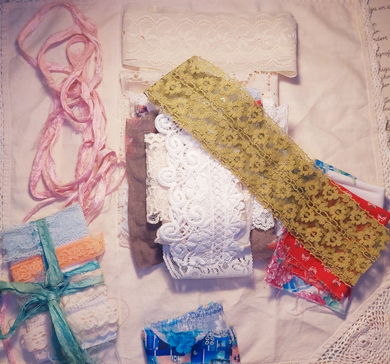 Lace Pack, Junk Journal Lace, Scrap Lace, Ephemera Lace - Etsy