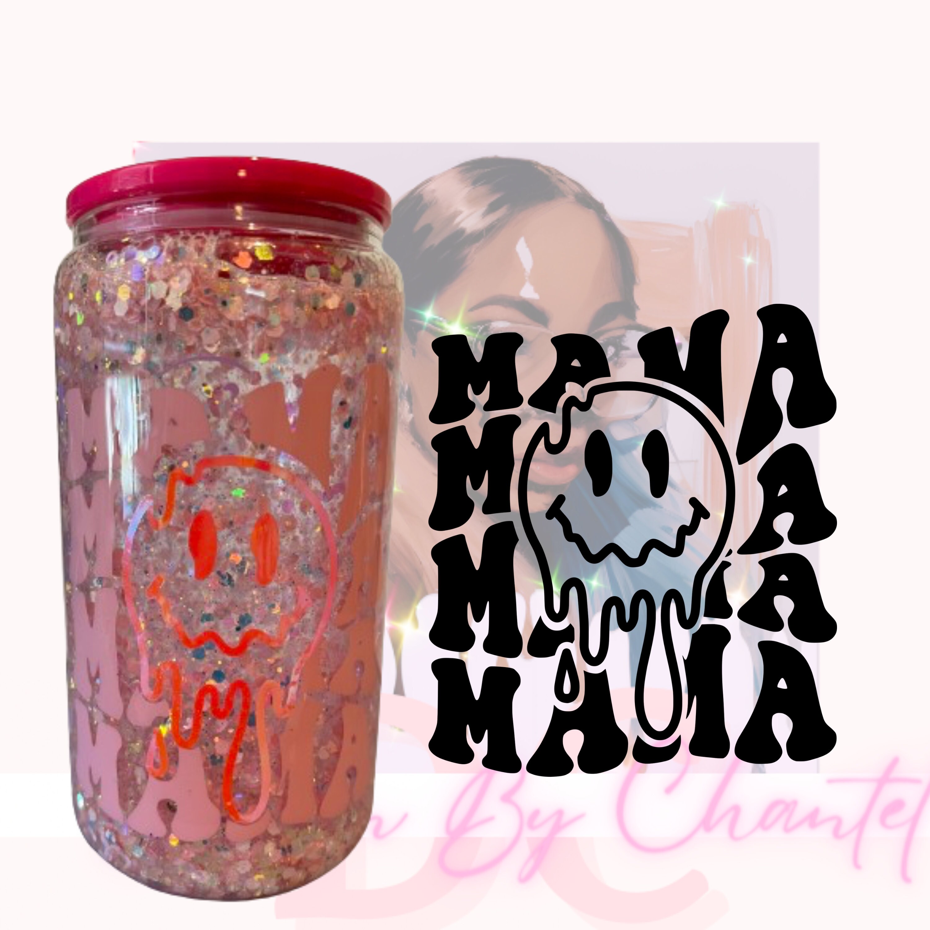 16 Oz Snow Globe Glass Can Snow Globe Tumbler Glass Libbey Glass Can ...