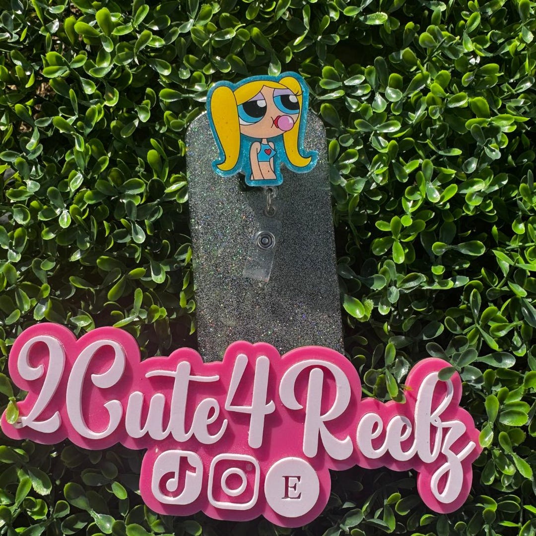 Grownup Teenage Powerpuff Girls Retractable Badge Reel,nurse,office ...