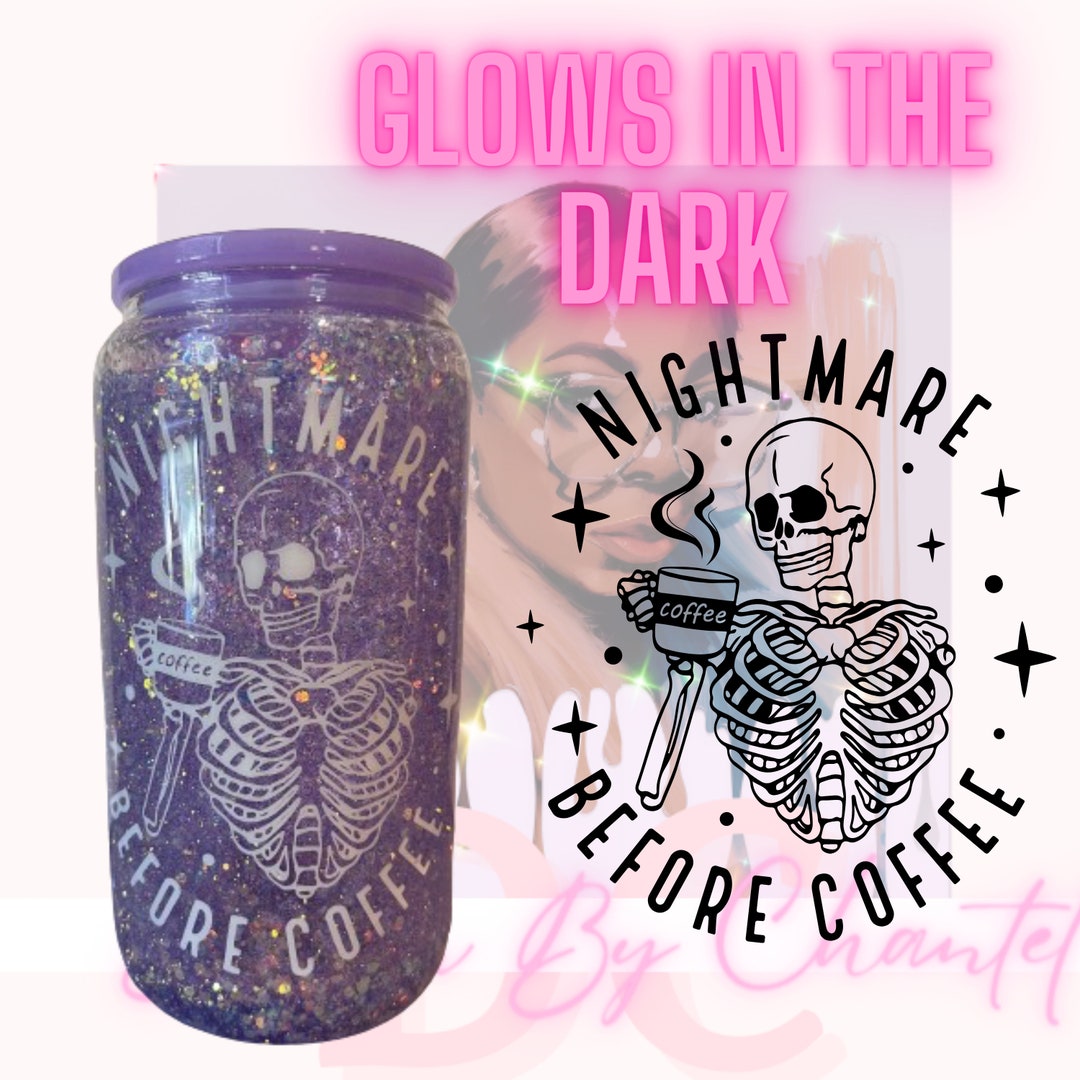 16 Oz Snow Globe Glass Can Snow Globe Tumbler Glass Libbey Glass Can ...