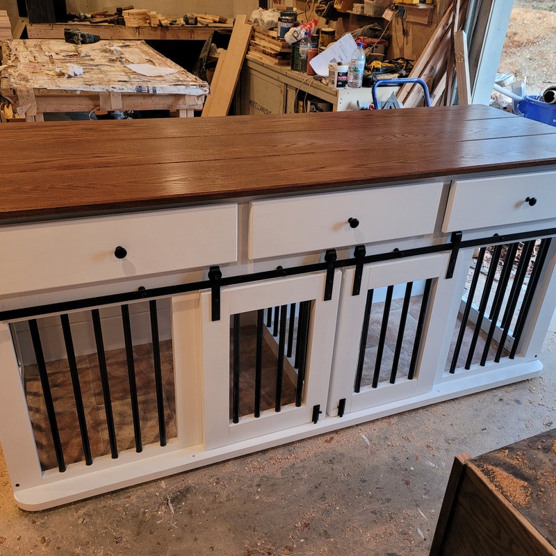 Wood Dog Crate - Etsy