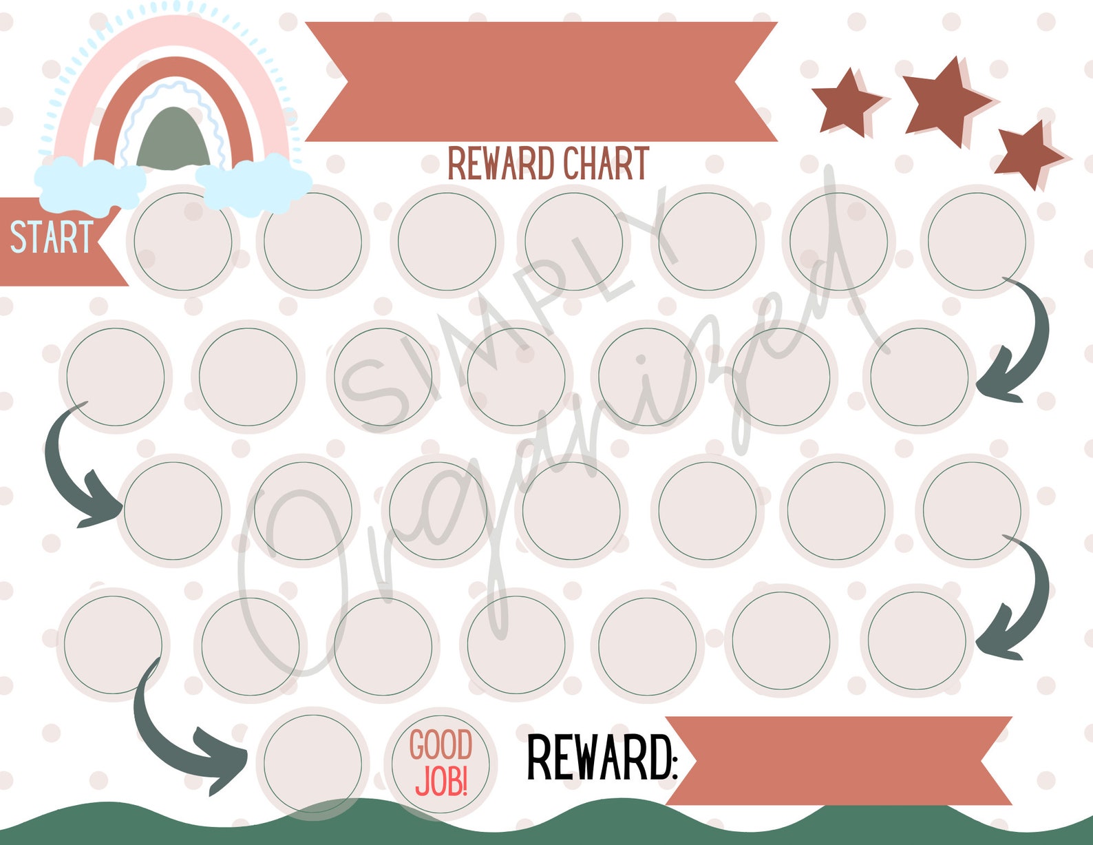 Tableau de récompense pour enfants, Tableau de récompense personnalisé ...