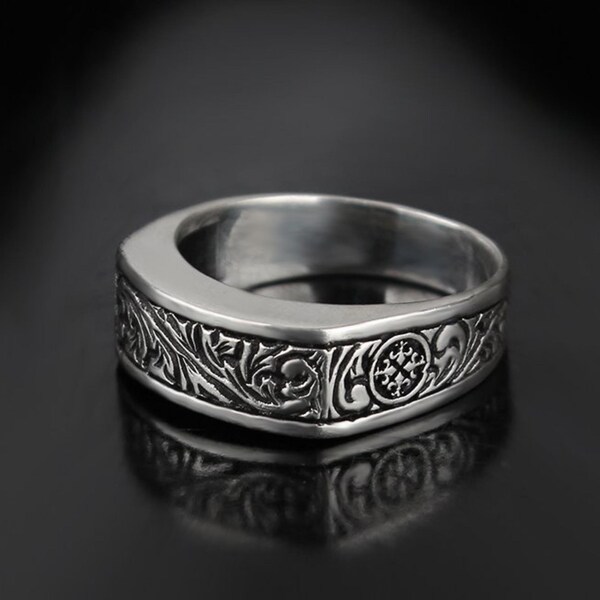 Hand Engraved Ring - Etsy
