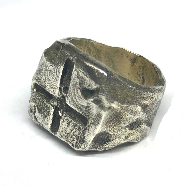 Cross Ring - Etsy