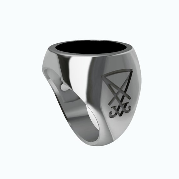 Lucifer Rings Sigil Of Lucifer Seal Of Satan Devil Occult