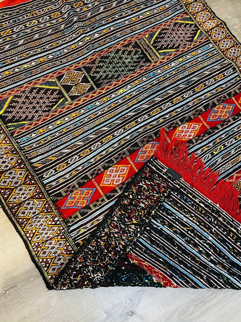 Hanbal Rug, Moroccan Handmade Berber Rug , Hand-woven Authentic 2.28m X ...