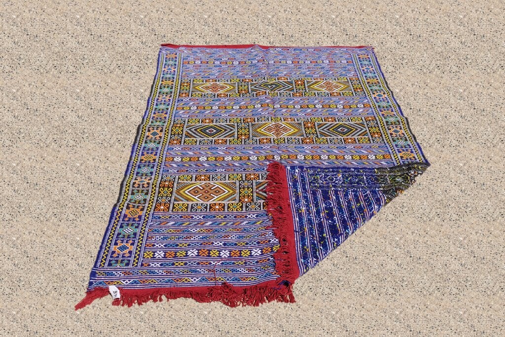 Hanbal Rug Moroccan Handmade Berber Rug Hand-woven - Etsy