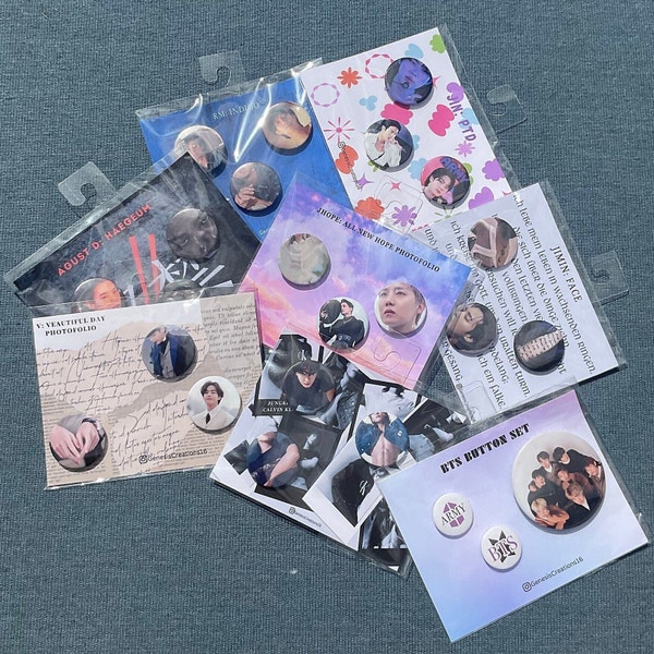 Bts Buttons - Etsy