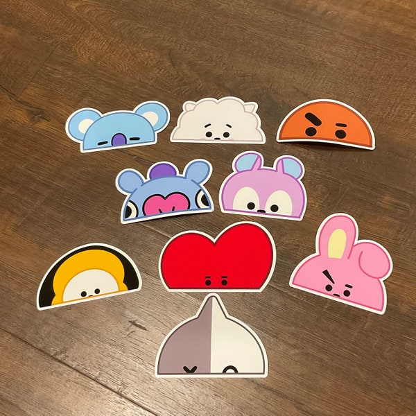 Bt21 Stickers - Etsy