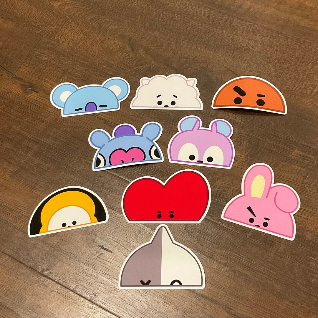 BT21 Peeker Stickers BTS - Etsy