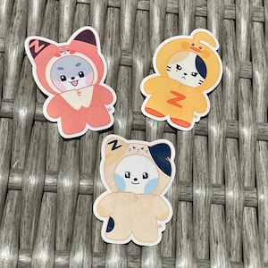 Zeroni Duo Friends Stickers (ZB1) - Etsy