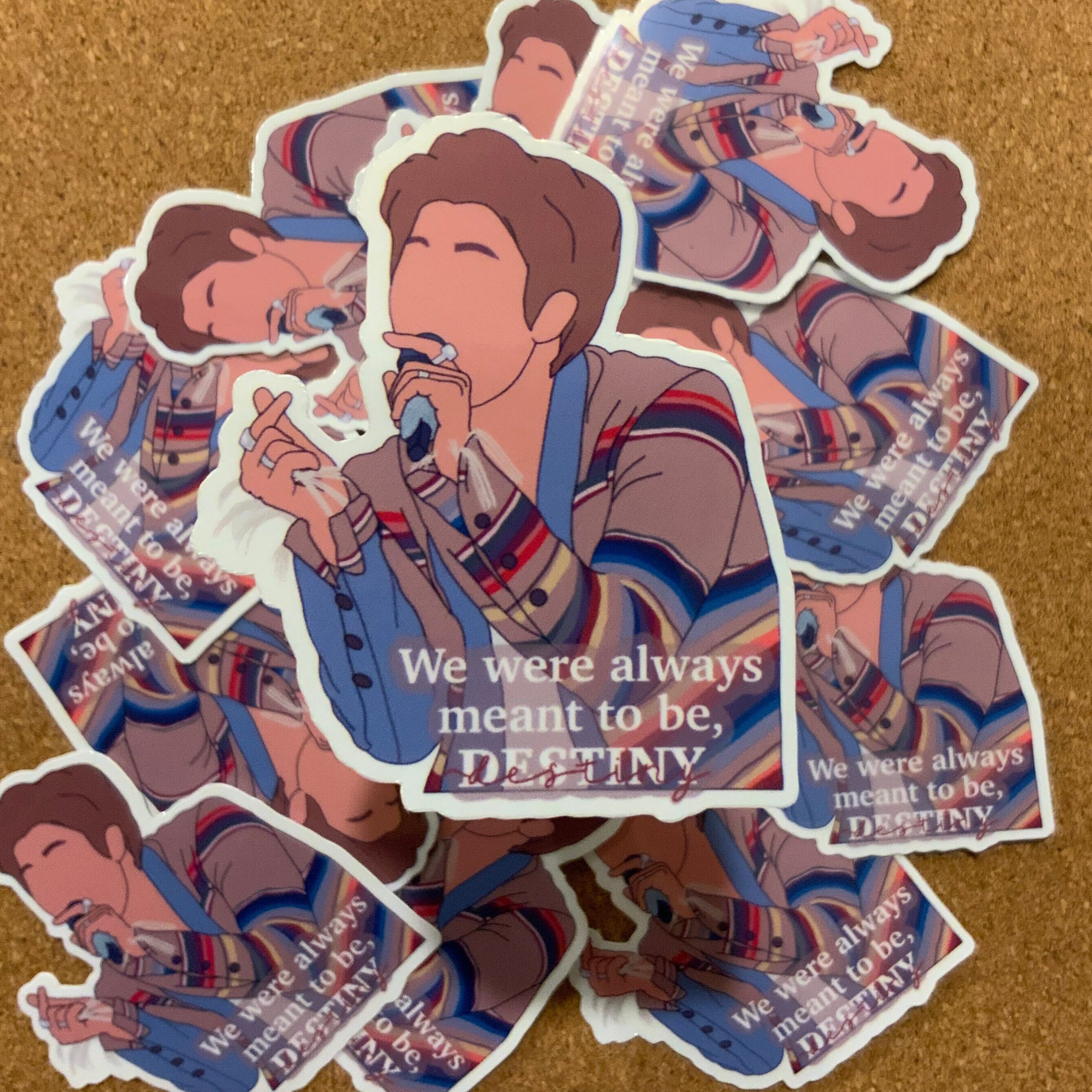 BTS Members Stickers Inspired by Songs With Lyrics | Etsy