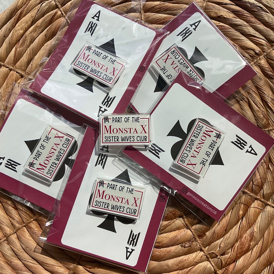 Monsta X Sister Wives Club Acrylic Pins - Etsy