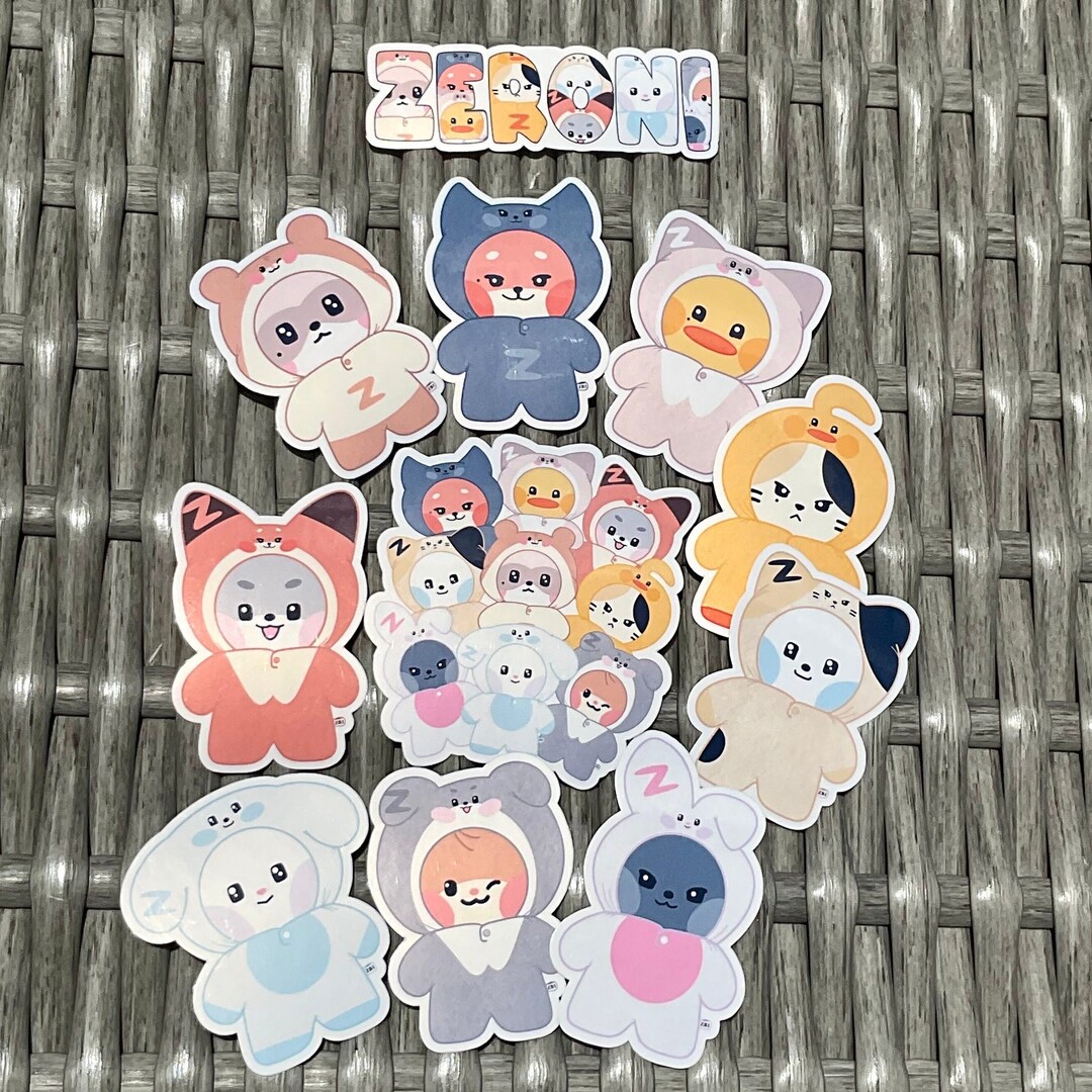 Zeroni Duo Friends Stickers (ZB1) - Etsy