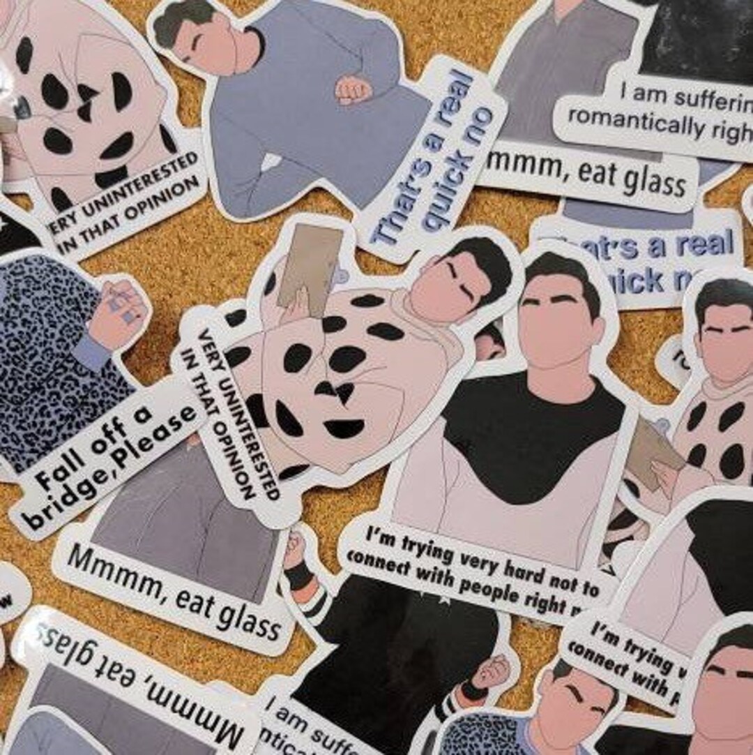 David Rose Stickers- Schitt’s Creek - Etsy