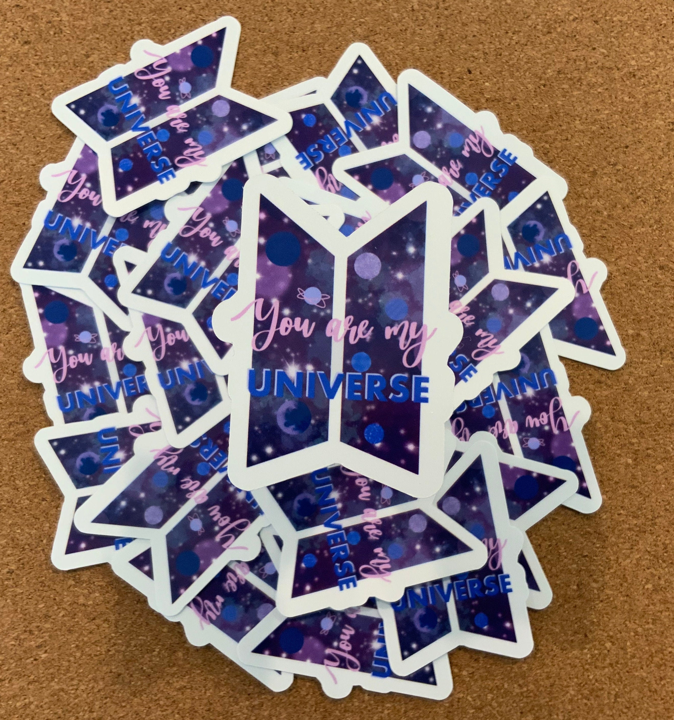 BTS Members Stickers Inspired by Songs With Lyrics | Etsy