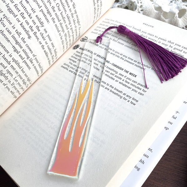 Flame Bookmark - Etsy