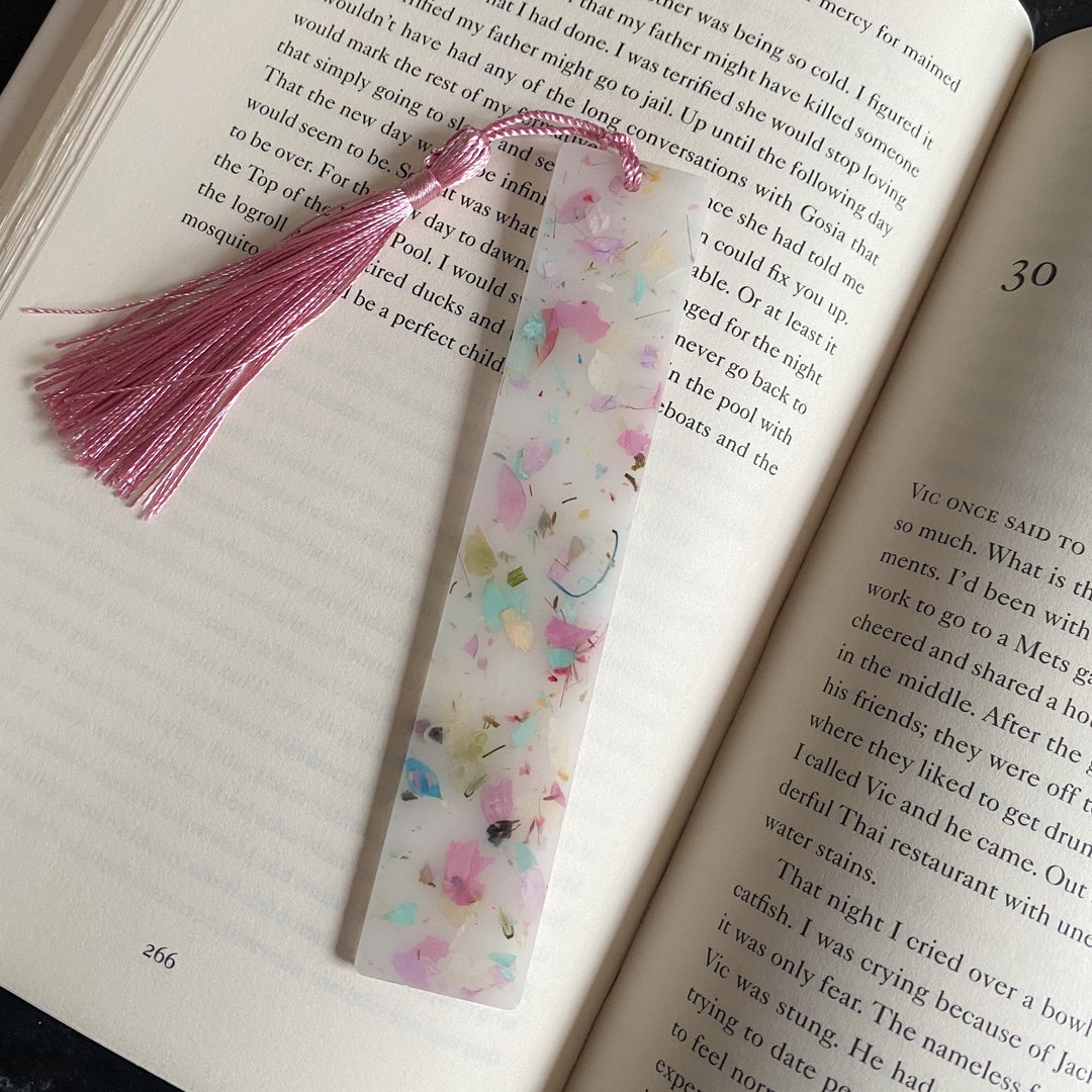 Crushed Petal Milk Bath Bookmark - Etsy