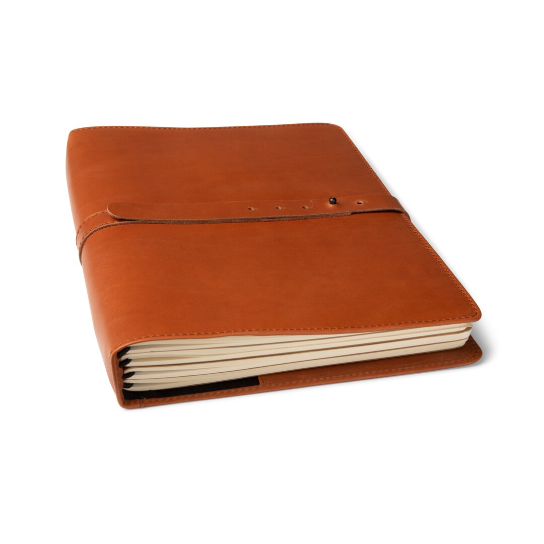 Legacy Brown Leather Keepsake Journal Cover – A4 (8.5" X 11") or ...