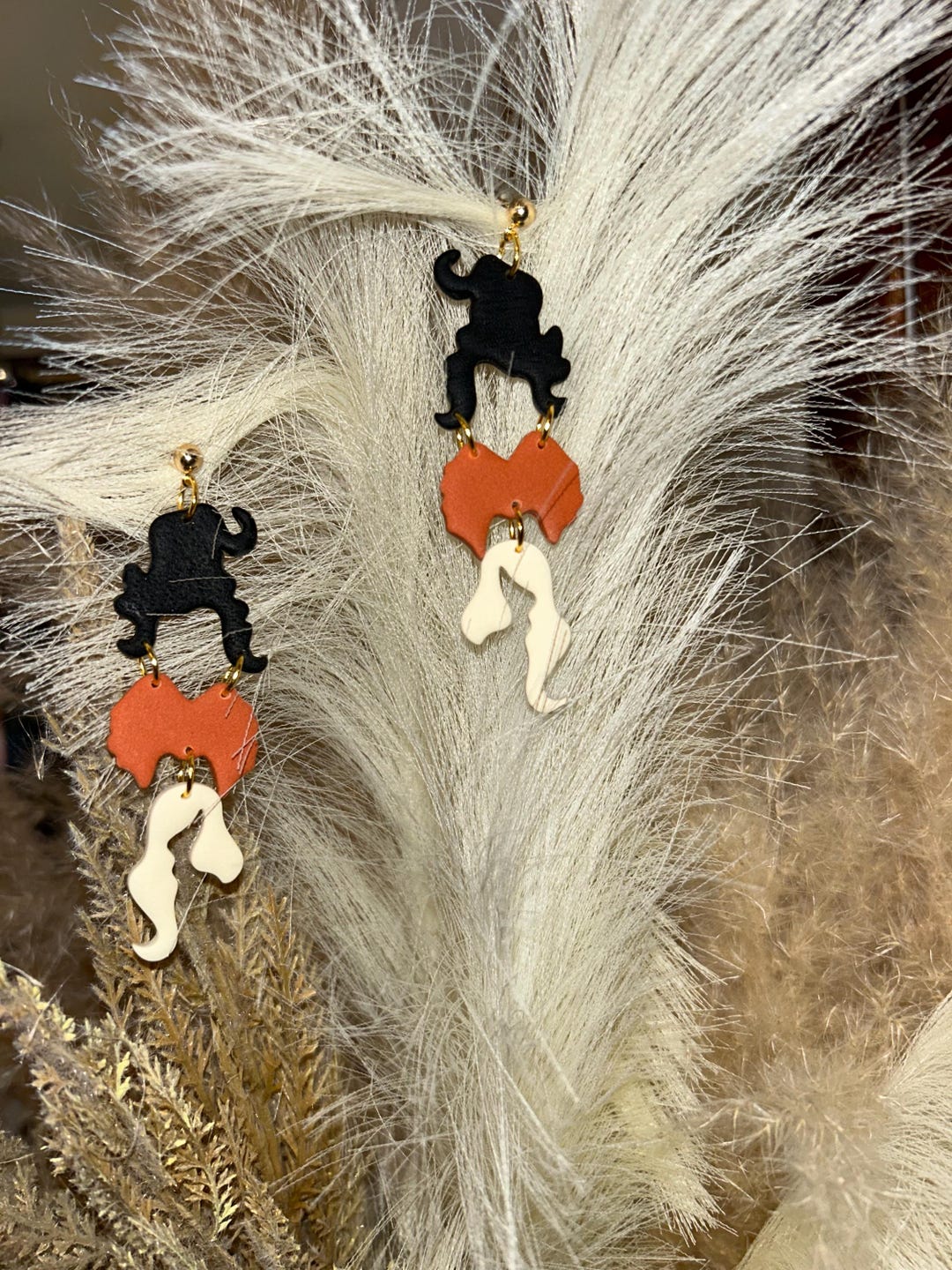 Hocus Pocus Clay Earrings - Etsy