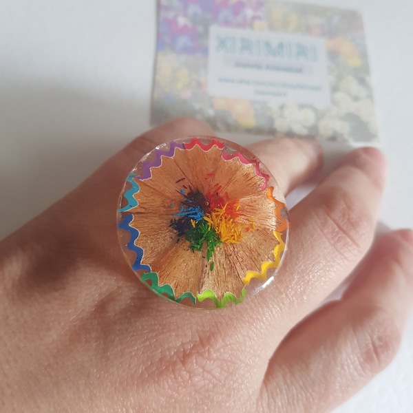 Color Pencil Ring - Etsy
