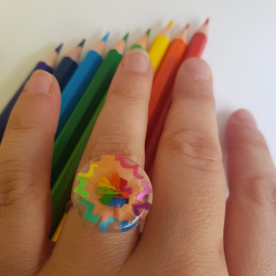 Colored Pencil Ring