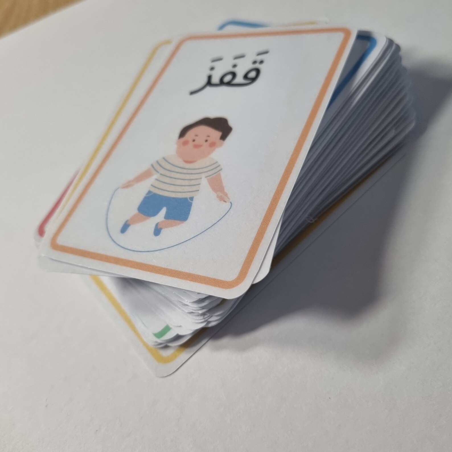 Printable Arabic Verb Flashcards – 64 Past Tense Verbs (فعل Form) – Educational PDF for Kids ...