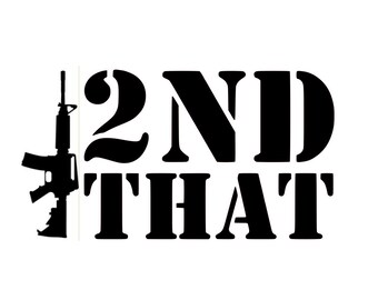 2nd Amendment Decal Car Truck Free Shipping Choose - Etsy