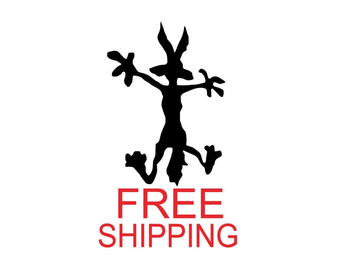 Road Runner and Wile E Coyote Sticker Pack 2 Stickers - Etsy