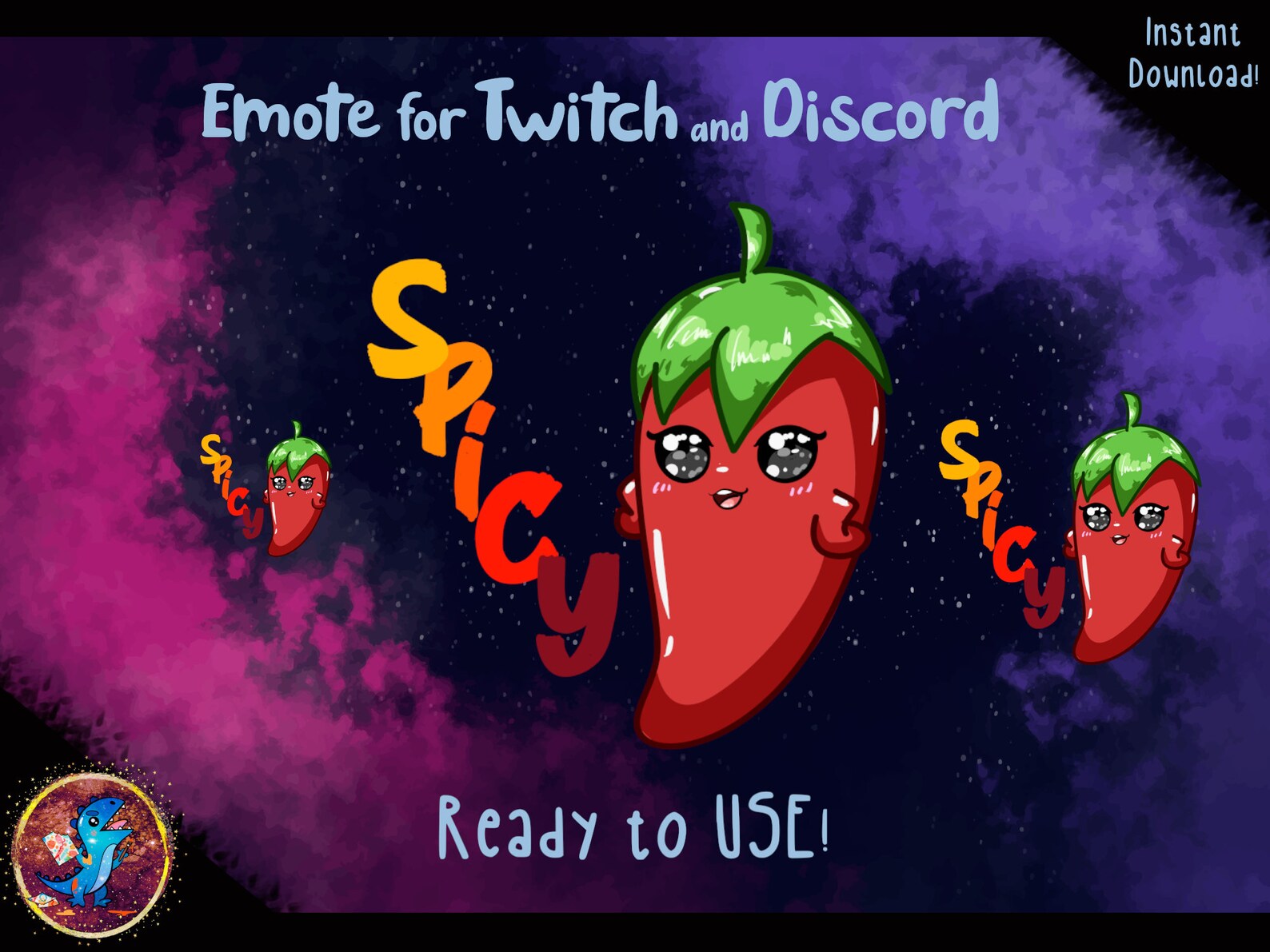 Spicy Pepper Emote for Twitch or Discord - Etsy