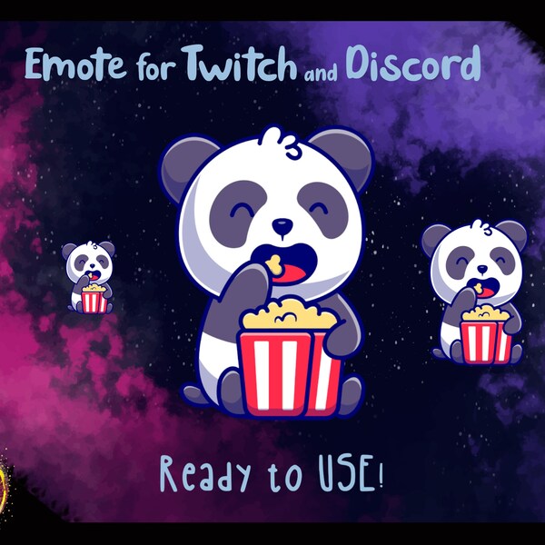 Popcorn Eating Emotes Twitch - Etsy