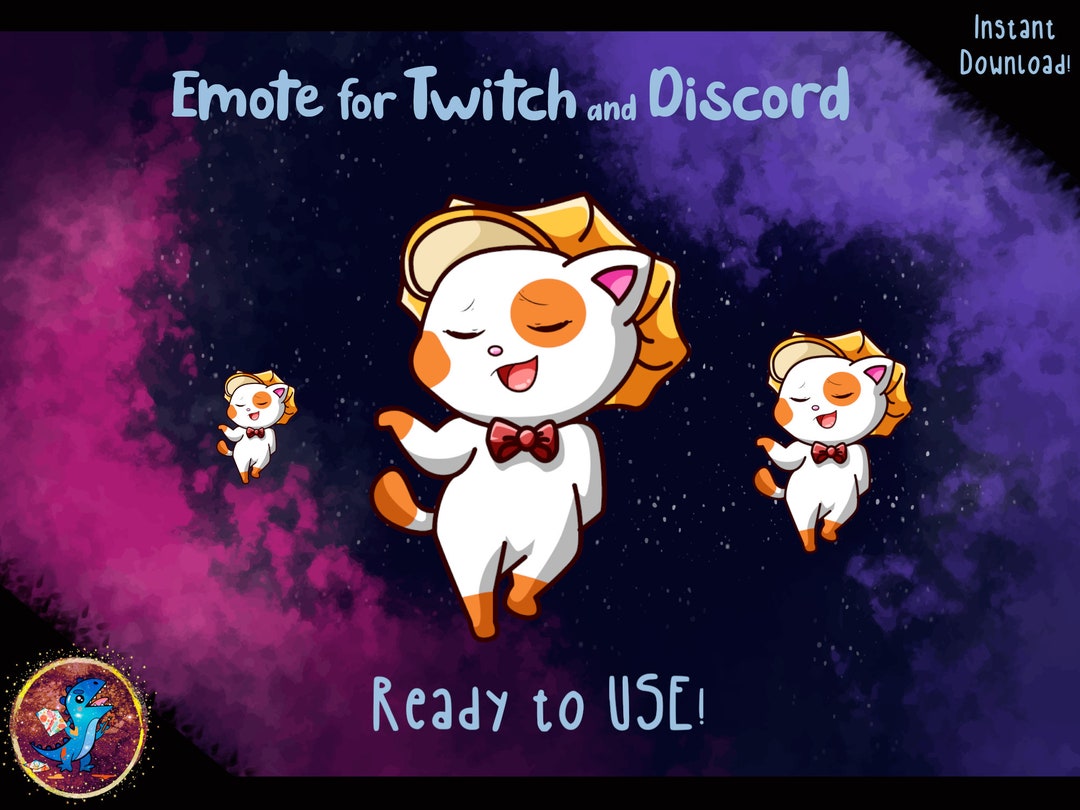 Sassy Cat Emote for Twitch or Discord - Etsy